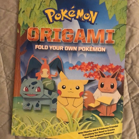 Other | Pokmon Origami Fold Your Own Pokmon | Poshmark